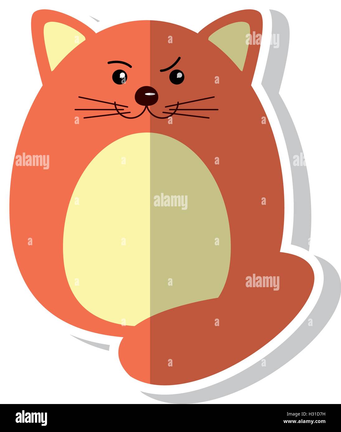 Isolated cat cartoon design Stock Vector Image & Art - Alamy