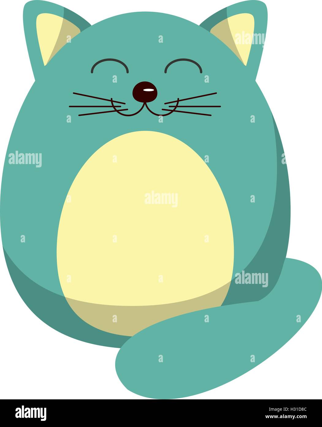 Isolated cat cartoon design Stock Vector Image & Art - Alamy