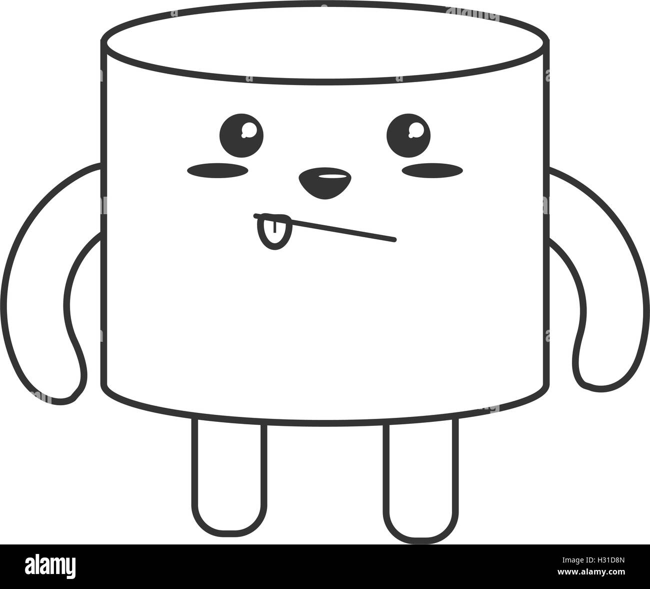Isolated geometry shape cartoon design Stock Vector Image & Art - Alamy