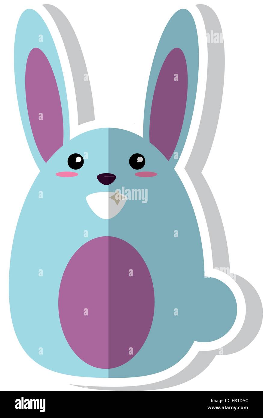 Isolated rabbit cartoon design Stock Vector Image & Art - Alamy