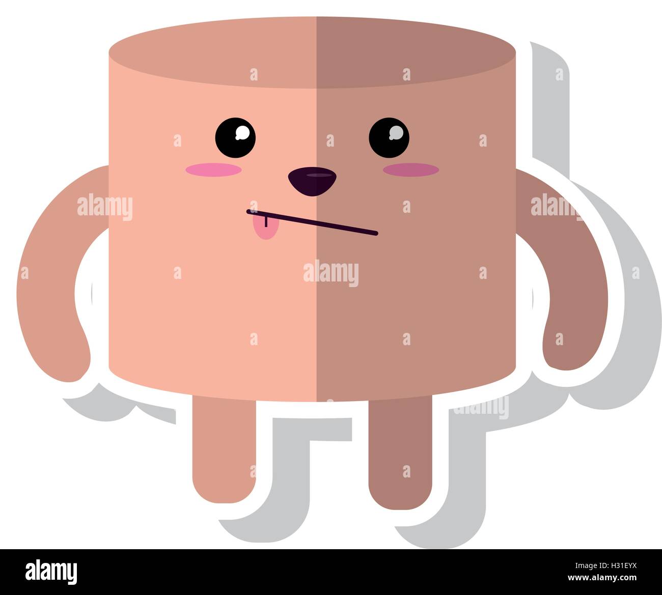 Isolated geometry shape cartoon design Stock Vector Image & Art - Alamy