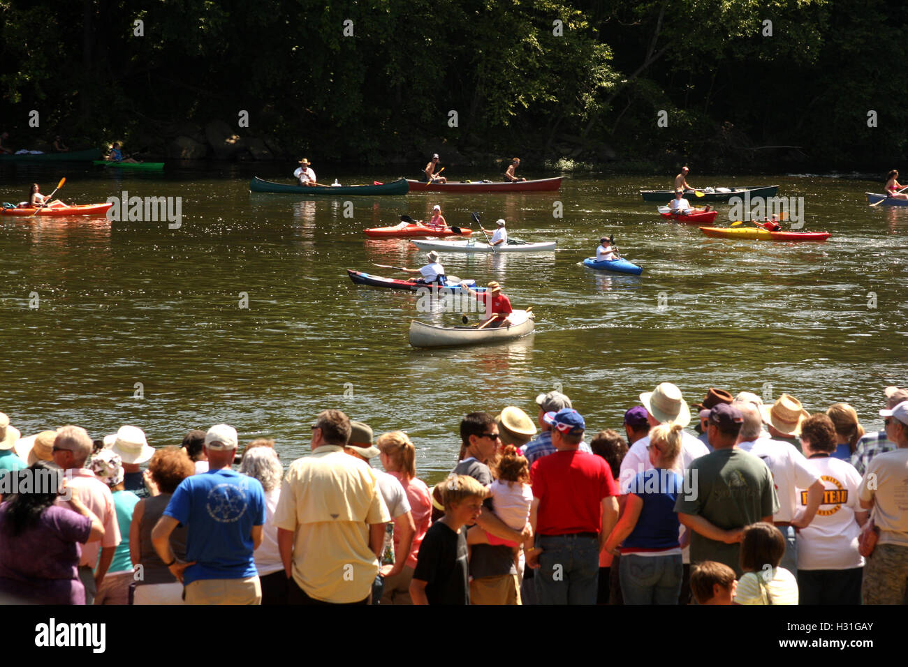 Replica of an 18th & early 19th century cargo boat, called a batteau ...