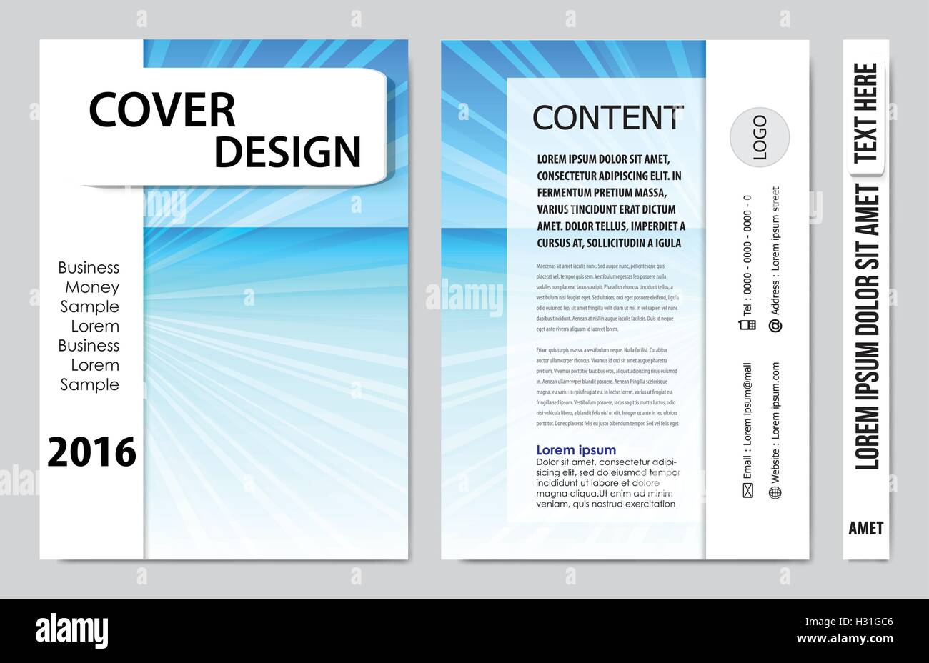Cover book presentation report design template background Stock Vector ...