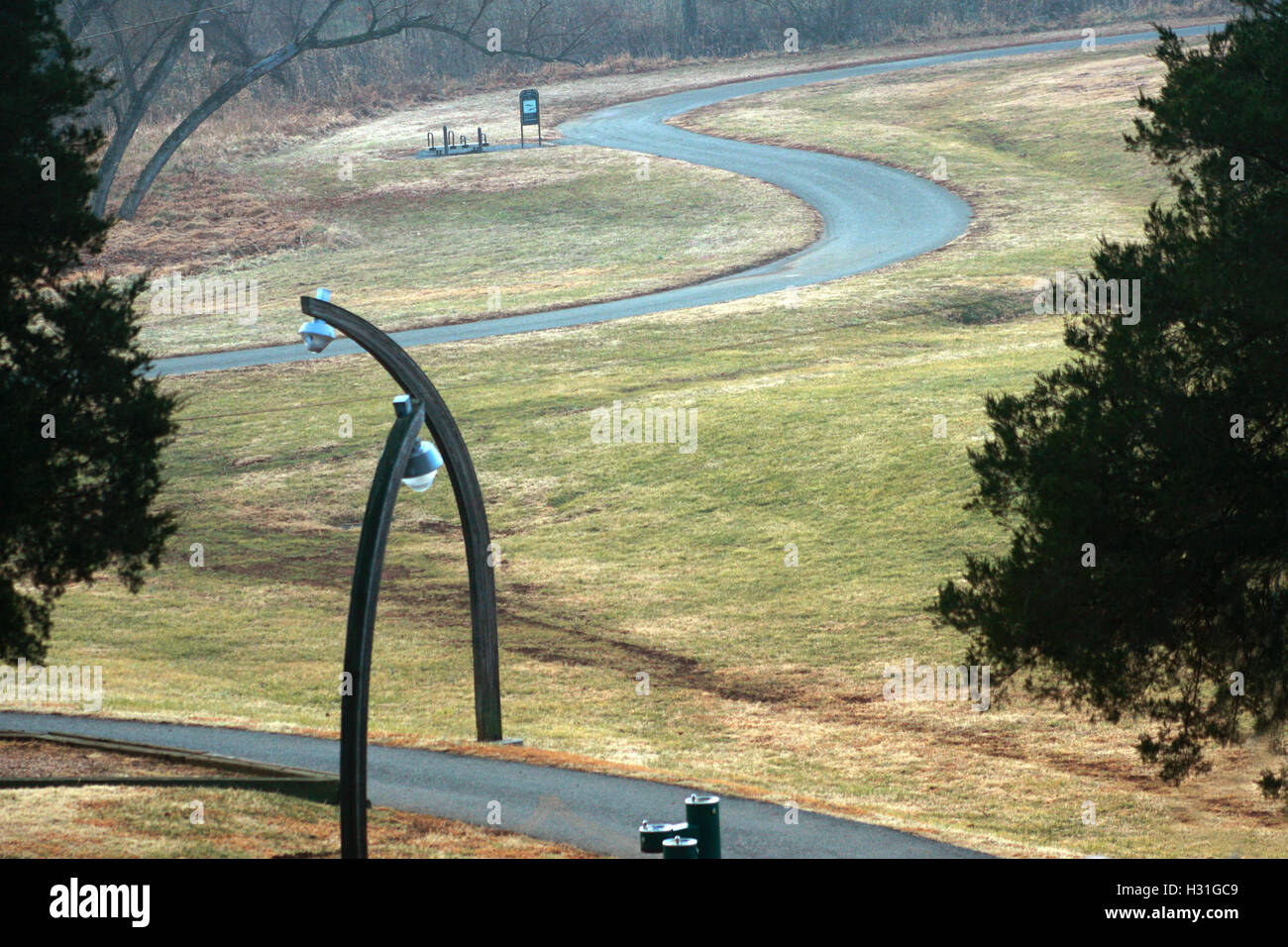 Path through the park Stock Photo - Alamy