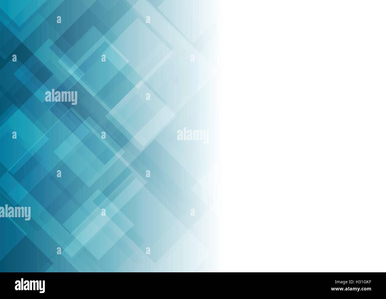 Bright blue tech geometric background with squares. Vector design Stock ...