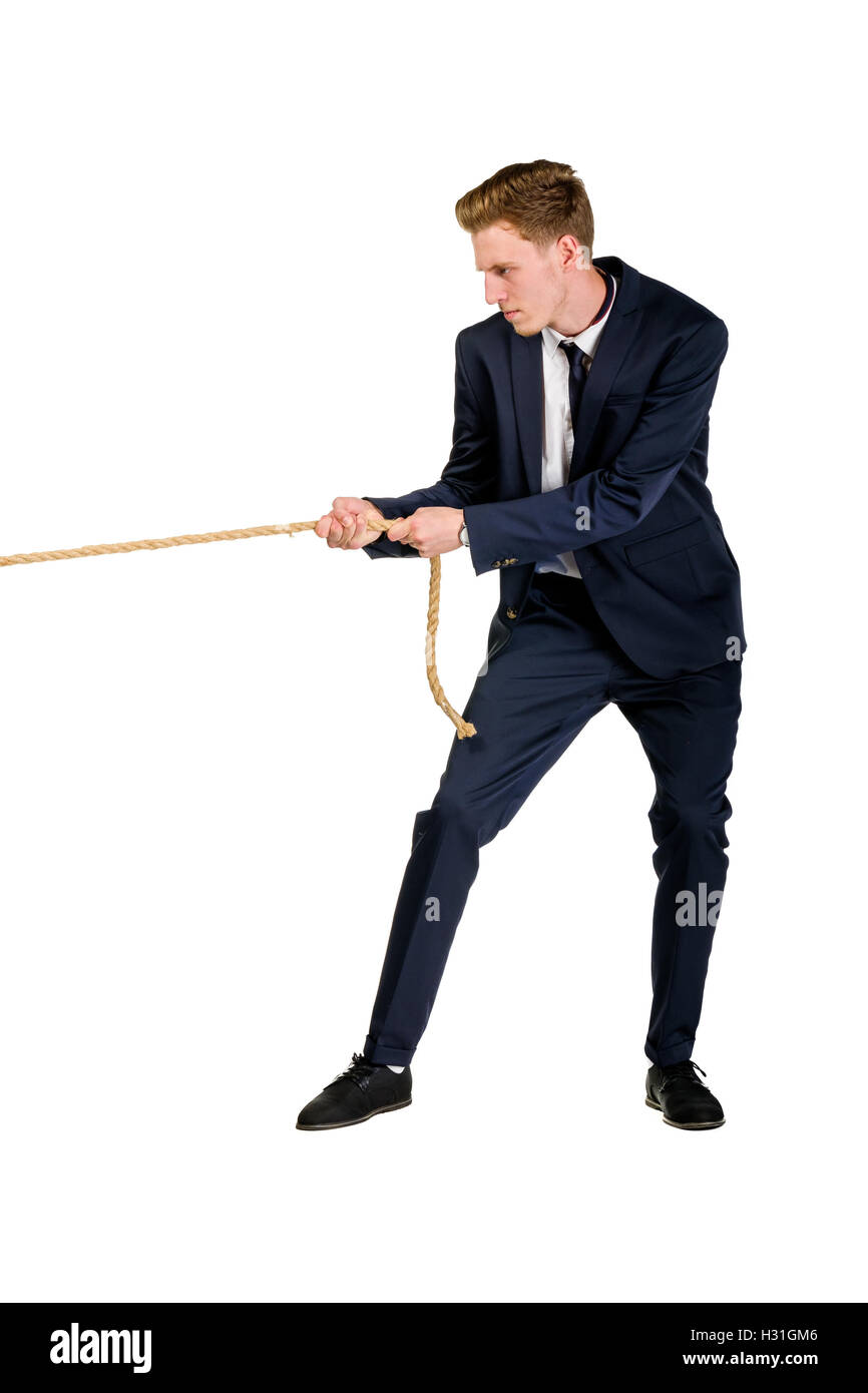 Rope pulling hi-res stock photography and images - Alamy