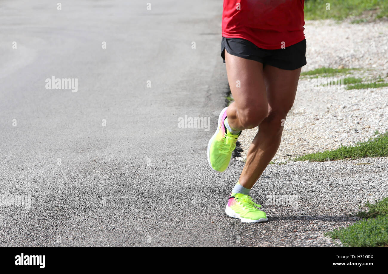 Running in marathon hi-res stock photography and images - Alamy