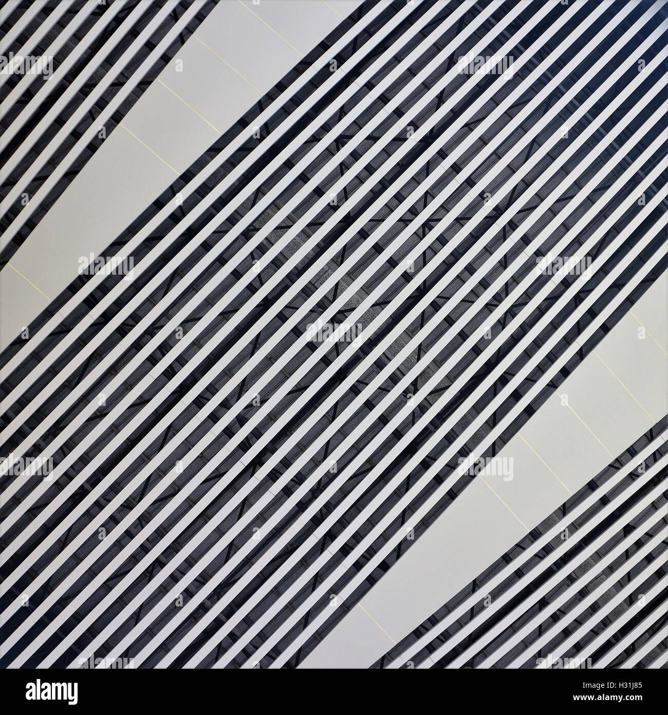 Office building roof pattern detail. Square format Stock Photo - Alamy