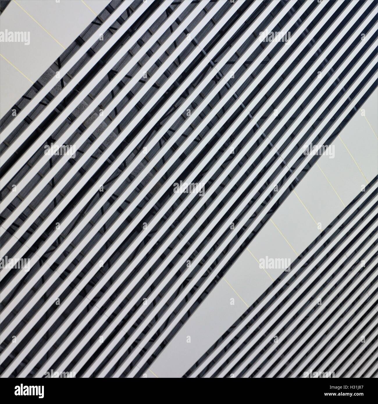 Office building roof pattern detail. Slanted square format Stock Photo ...