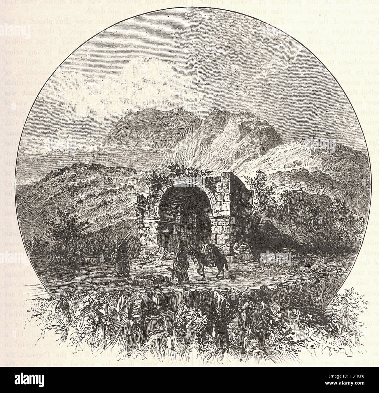 MOUNT ZAGROS - from 'Cassell's Illustrated Universal History' - 1882 ...