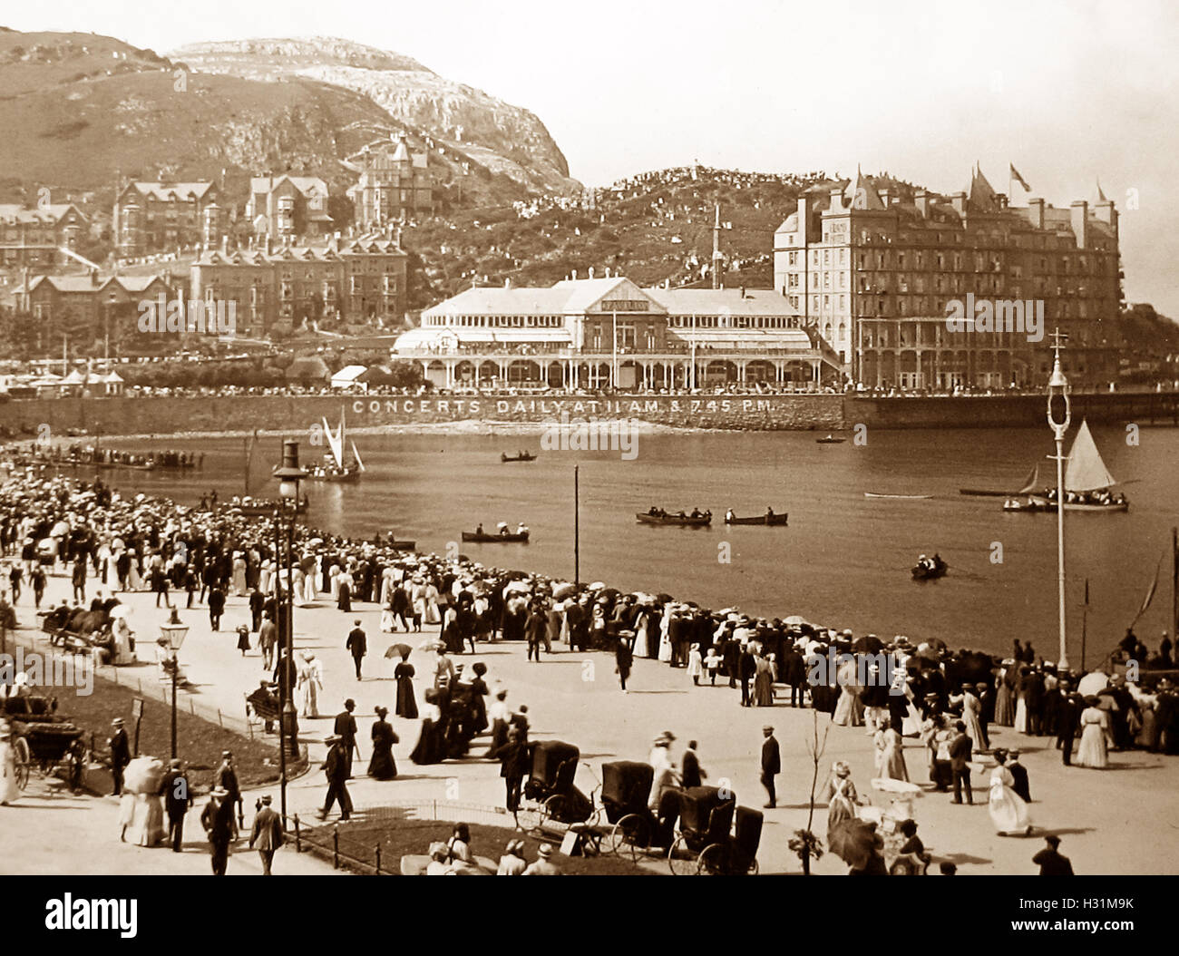 Llandudno, Wales - early 1900s Stock Photo - Alamy