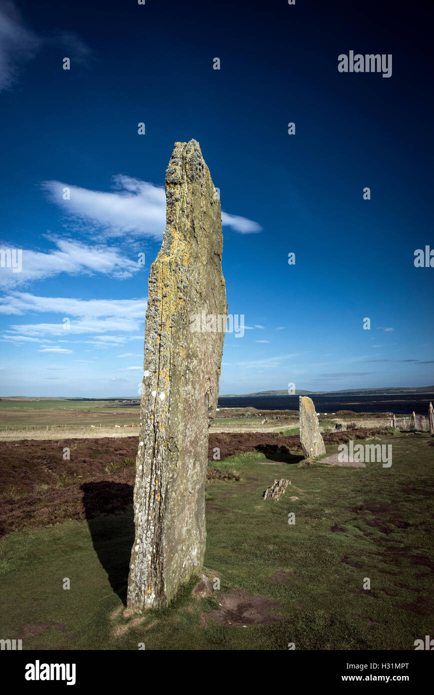 The Ring of Brodgar Neolithic stone circle and henge at Stenness ...