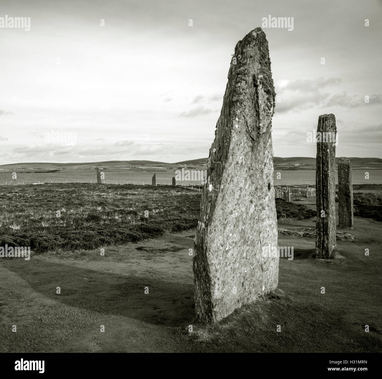 The Ring of Brodgar Neolithic stone circle and henge at Stenness ...