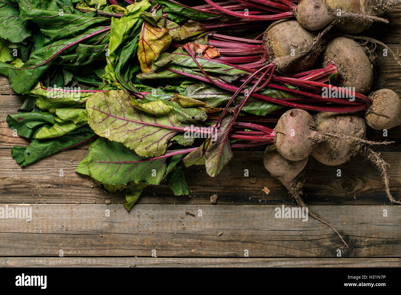 Beetroots with stems and leaves Stock Photo - Alamy