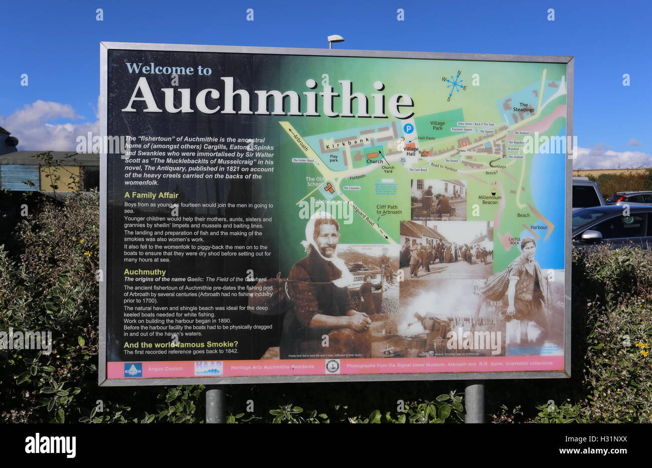 Welcome angus sign hi-res stock photography and images - Alamy