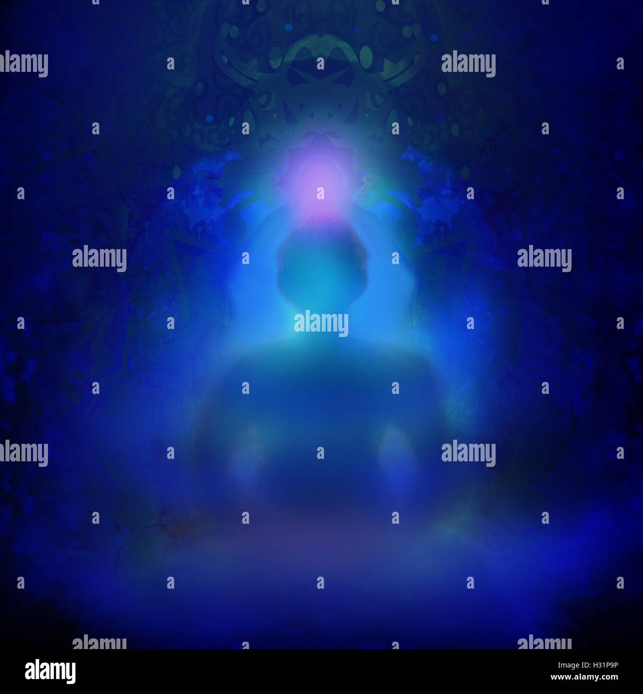 Human energy body, aura, chakra, energy Stock Photo - Alamy
