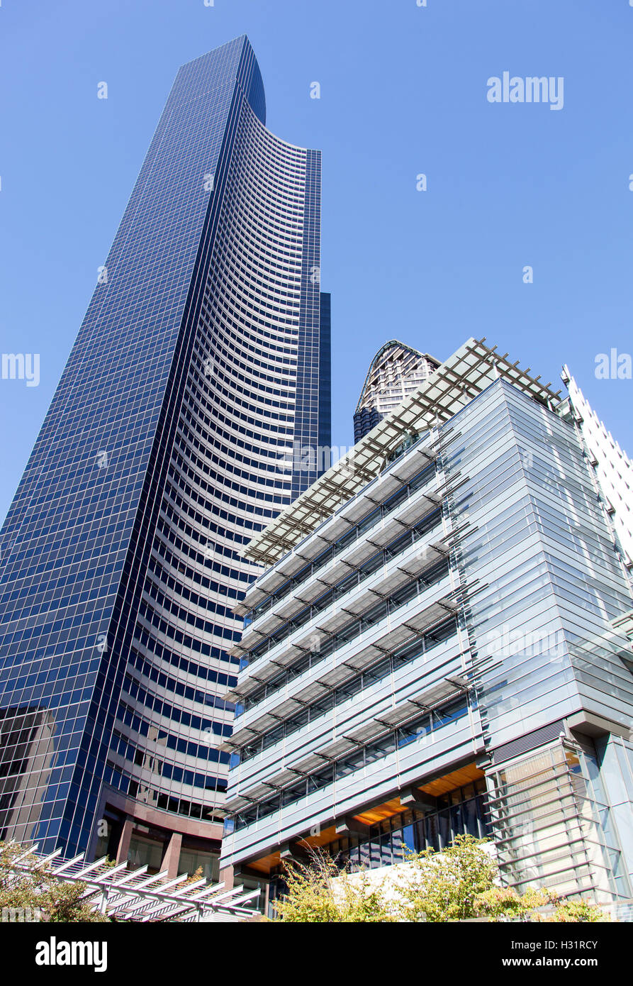 Modern buildings in Seattle downtown (Washington Stock Photo - Alamy