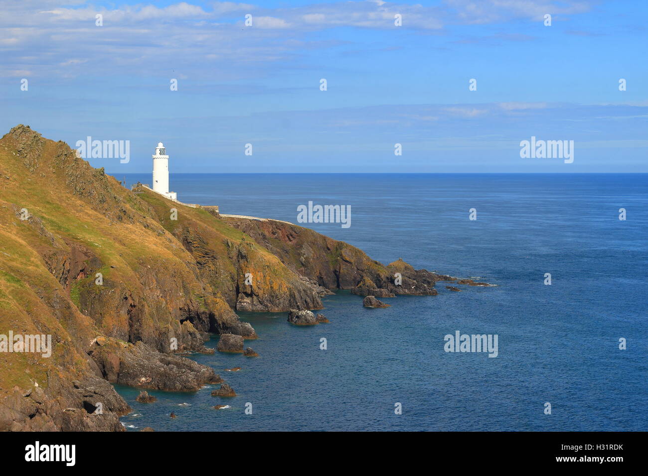 Start Point Lighthouse, Devon, UK Stock Photo - Alamy
