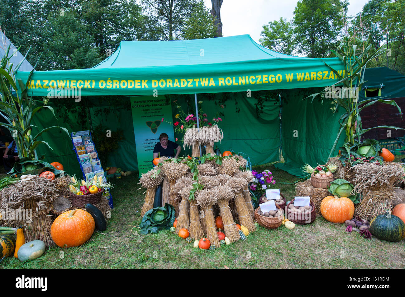 Roman-Catholic parish festival in a small chapel in Mazovia district of ...