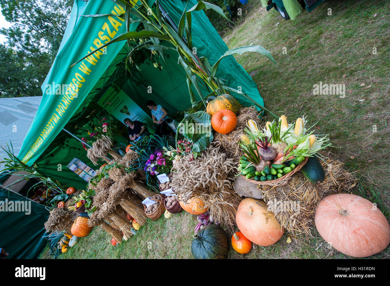 Roman-Catholic parish festival in a small chapel in Mazovia district of ...