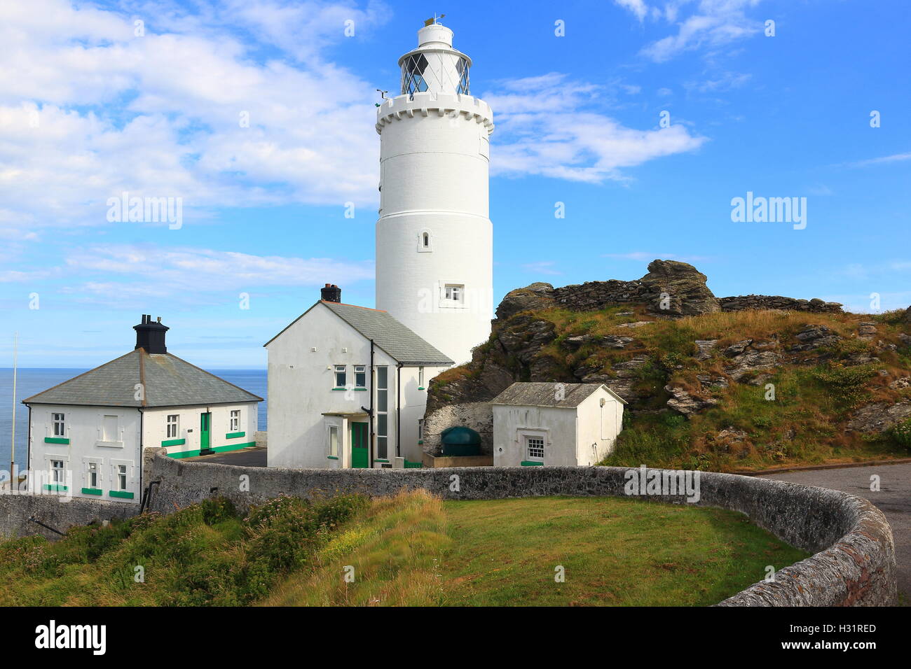 Start Point Lighthouse, Devon, UK Stock Photo - Alamy