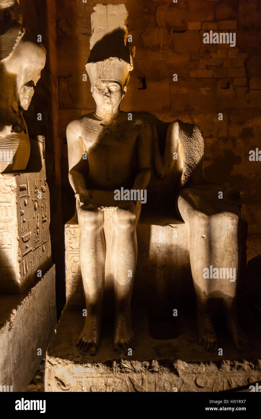 Egypt. Luxor Temple is a large temple complex founded in 1400 BC Stock ...