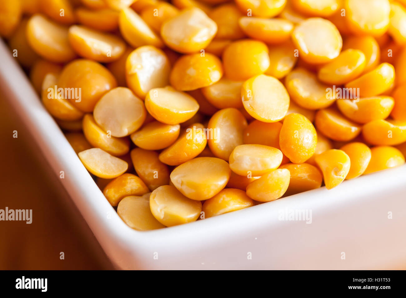 Yellow Split Peas Stock Photo - Alamy
