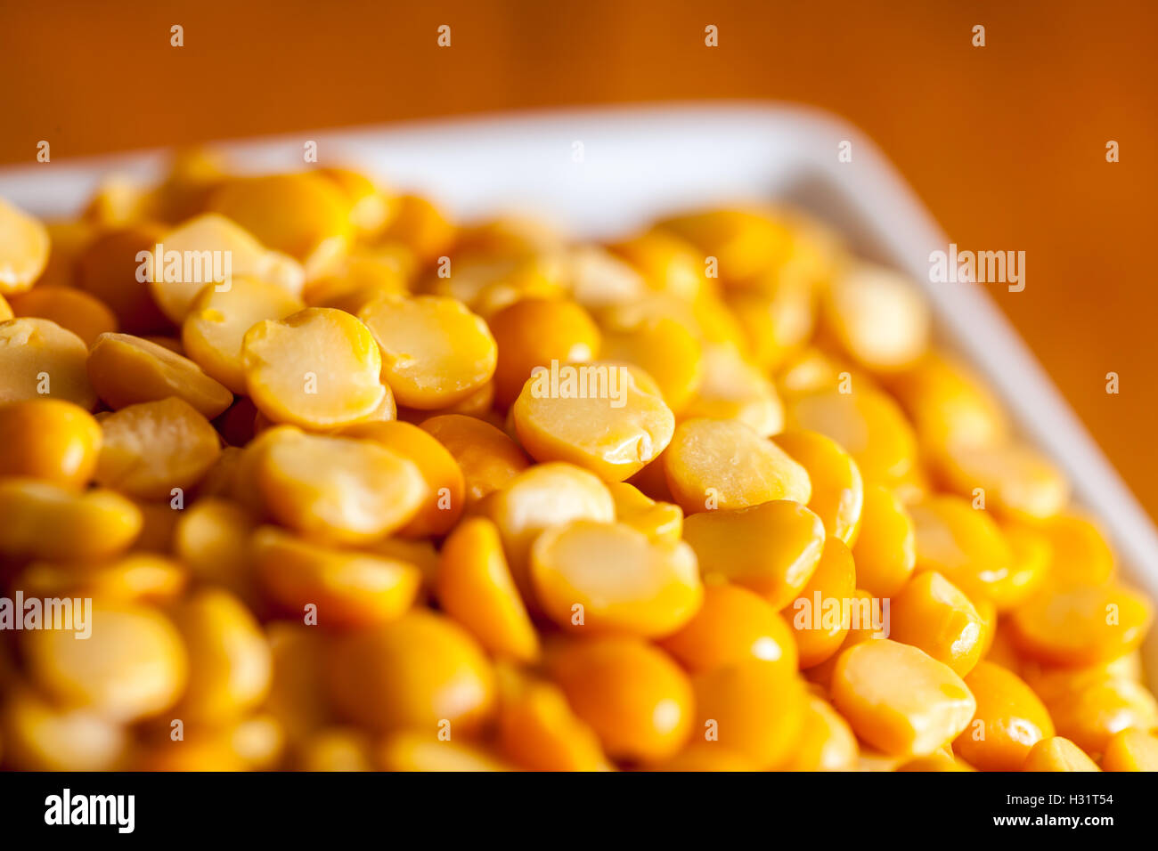Yellow Split Peas Stock Photo - Alamy
