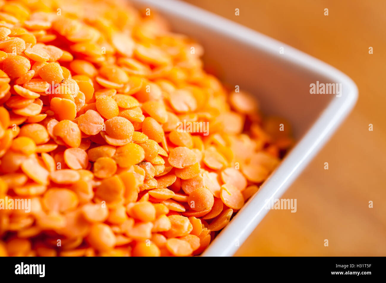 Red Split Lentils Stock Photo - Alamy