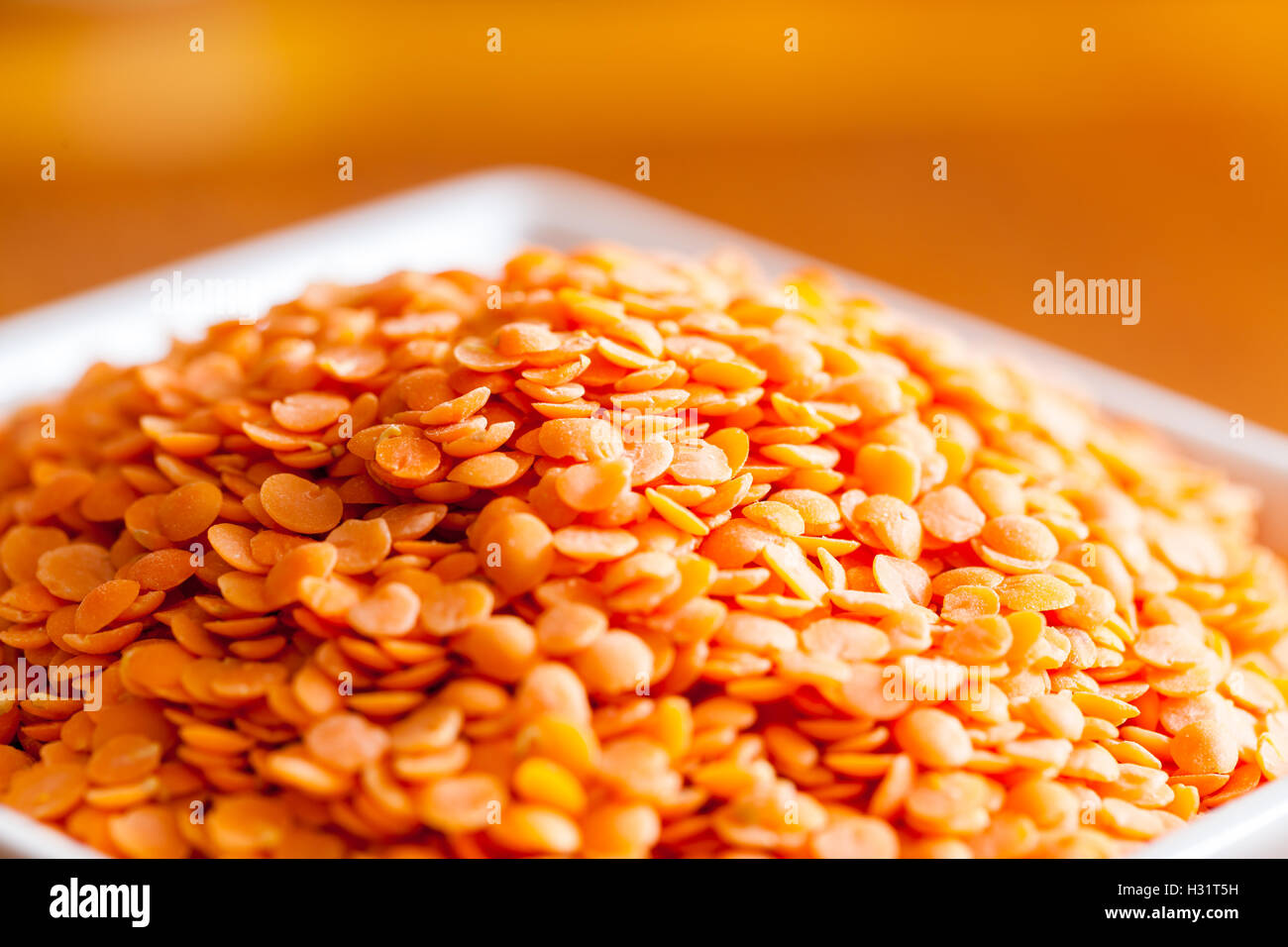 Red Split Lentils Stock Photo - Alamy