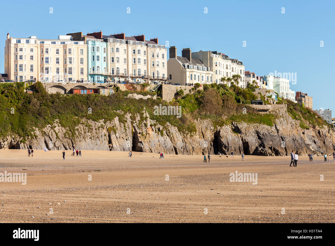 Tenby in October Stock Photo - Alamy