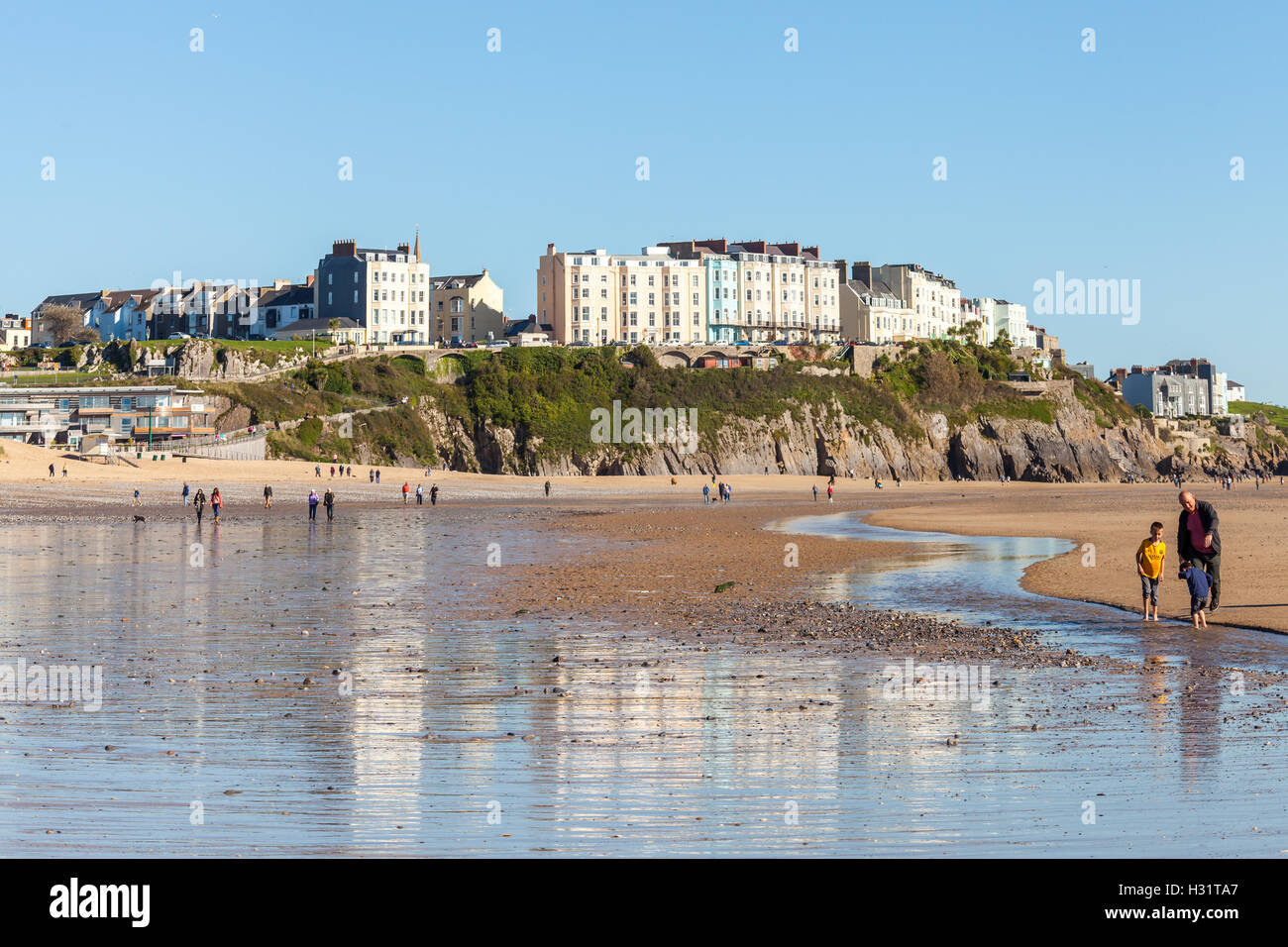 Tenby in October Stock Photo - Alamy