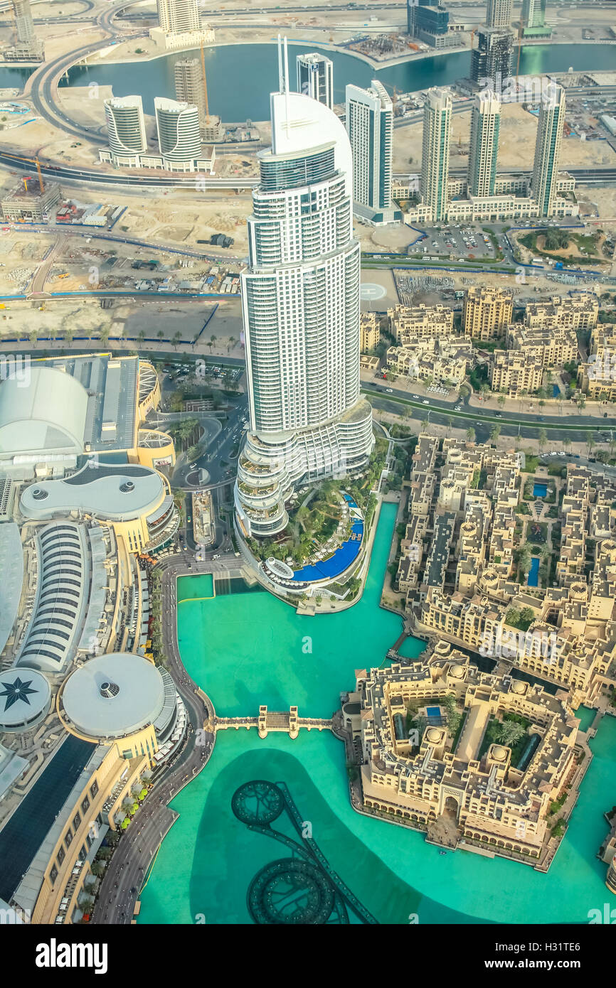 Aerial view address downtown dubai hi-res stock photography and images ...
