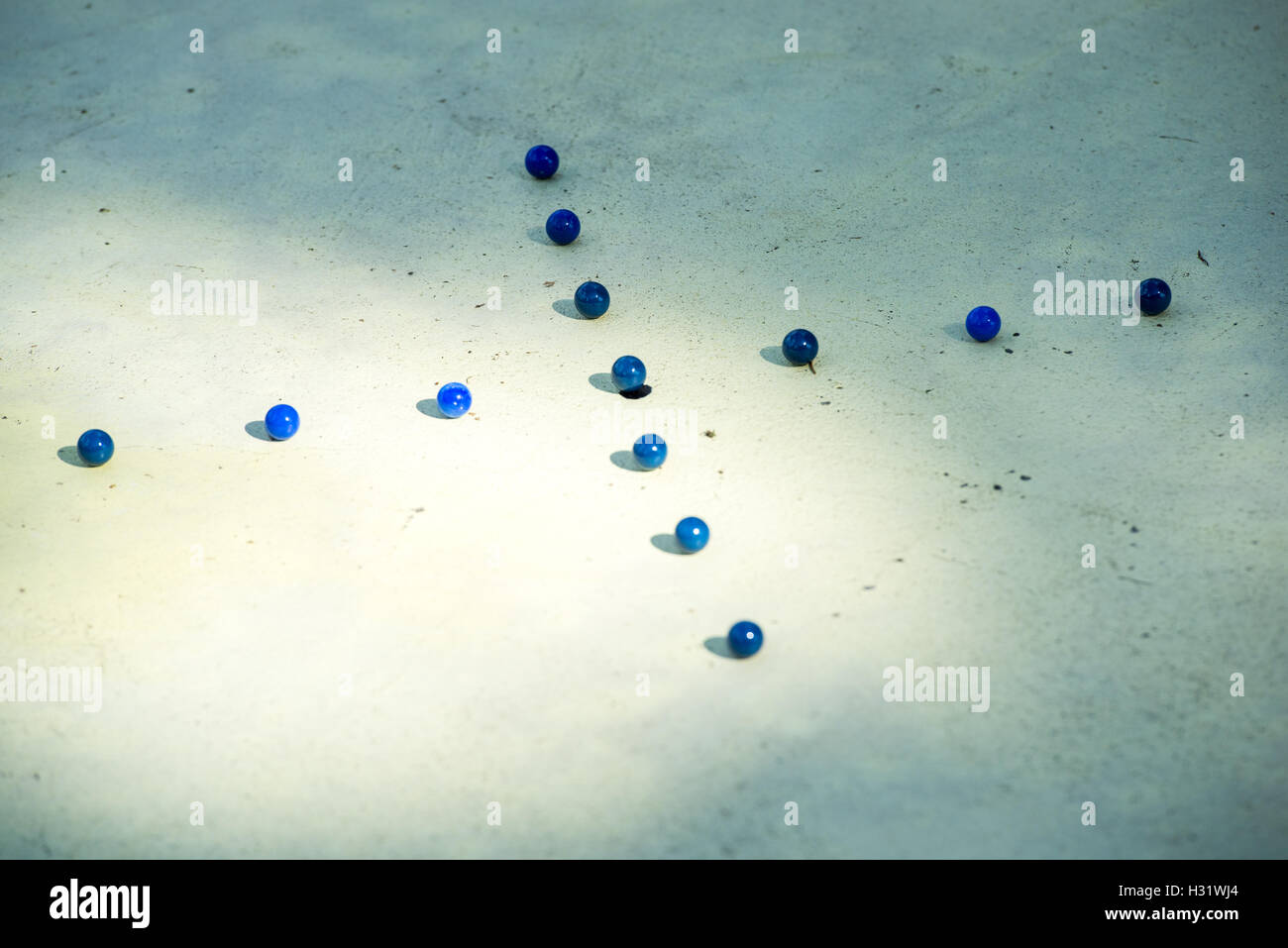 Marbles set up to play in Cumberland, Maryland Stock Photo - Alamy