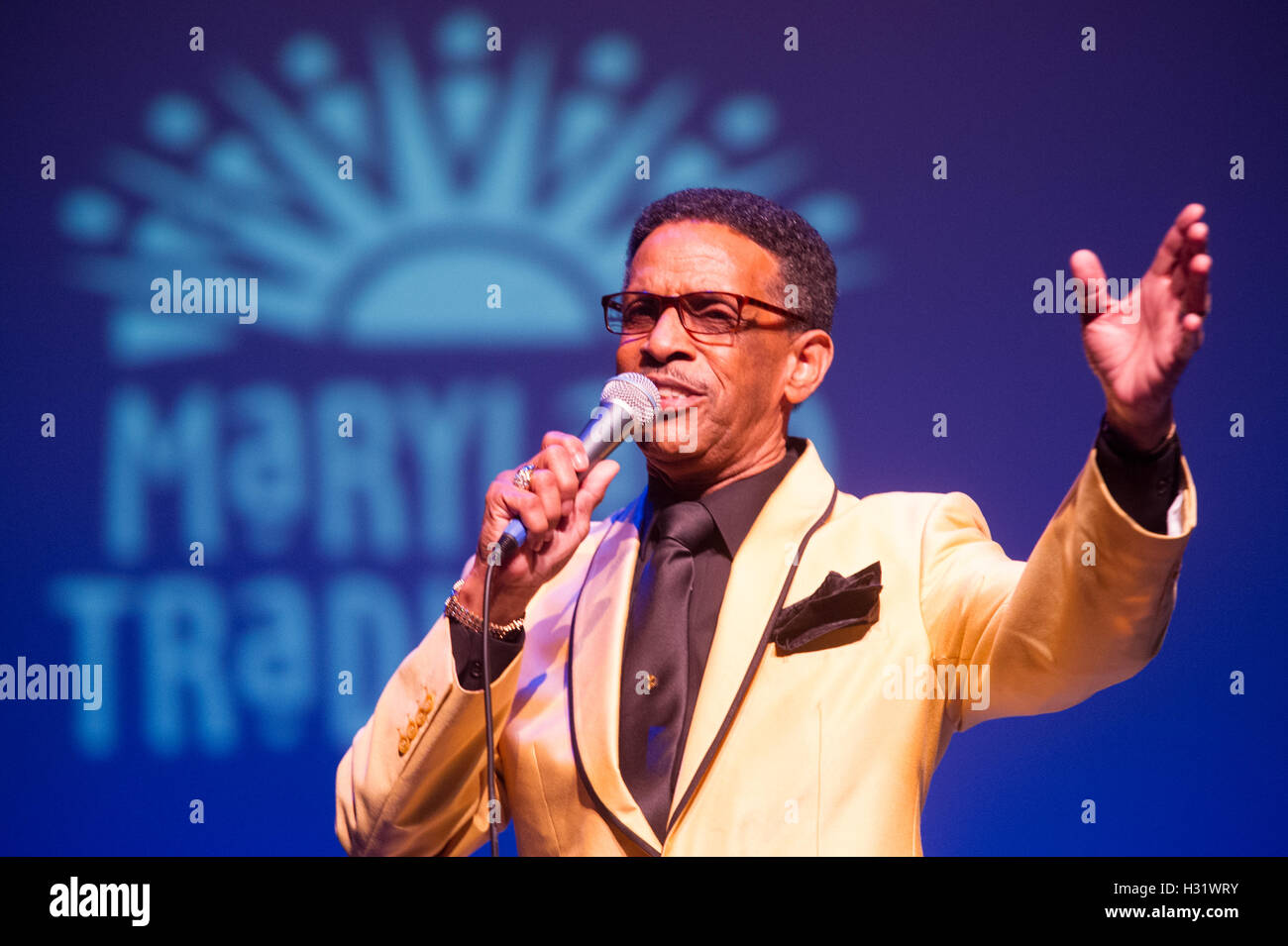 Winfield Parker performing at the Alta Awards 2015 Stock Photo - Alamy