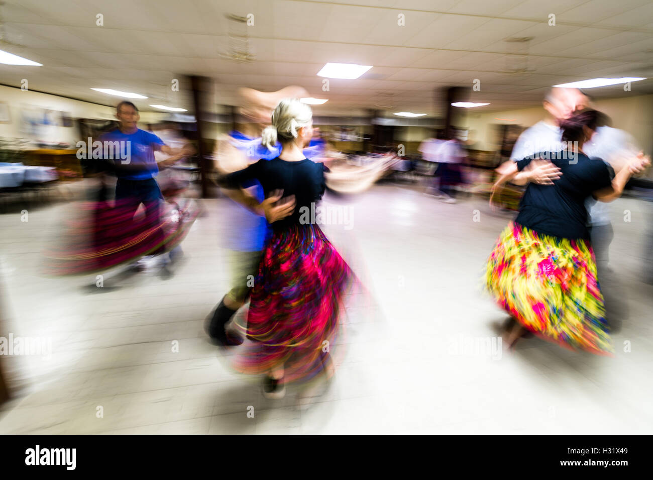 Blurred image of people dancing Stock Photo - Alamy