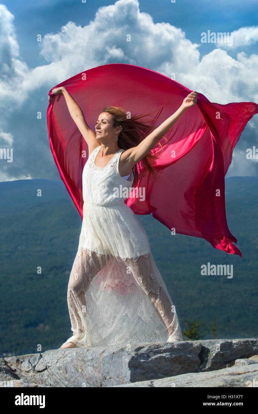 Fabric wind dance hi-res stock photography and images - Alamy