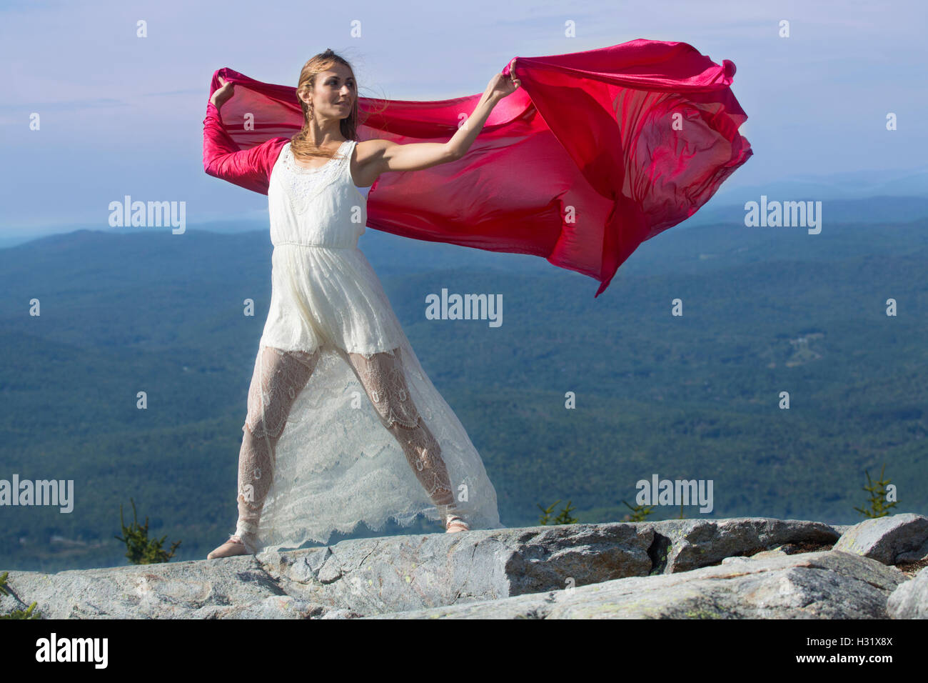 Fabric wind dance hi-res stock photography and images - Alamy