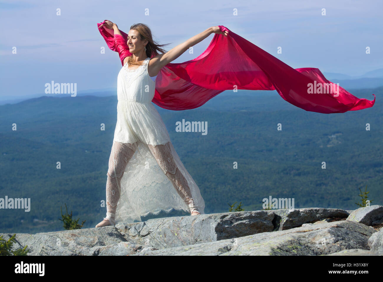 Fabric wind dance hi-res stock photography and images - Alamy