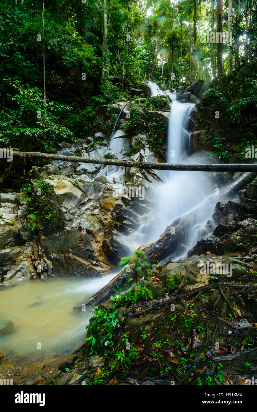Jeram Toi Waterfall Stock Photo - Alamy