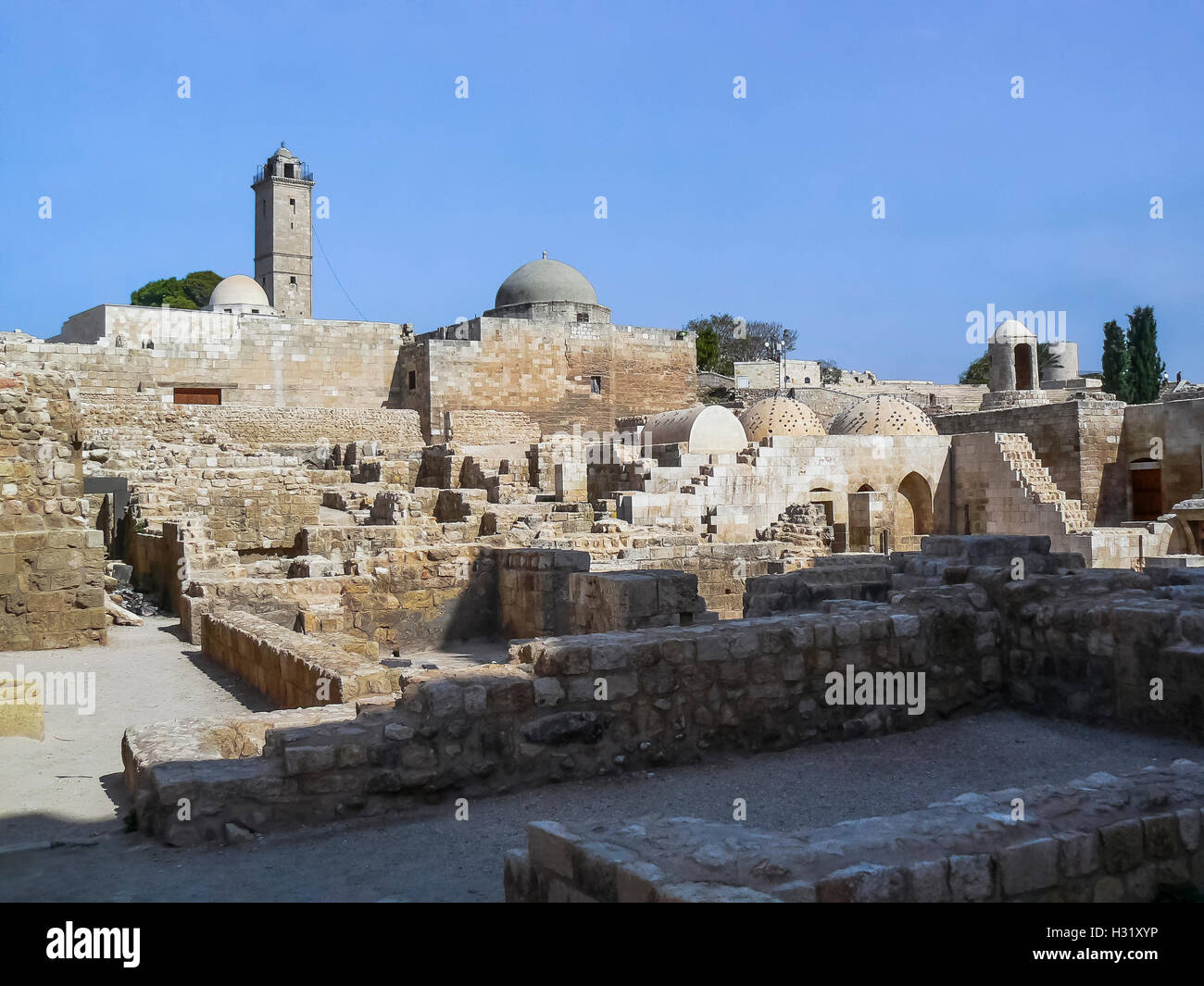 Citadel of Aleppo, Syria 2008 Stock Photo - Alamy
