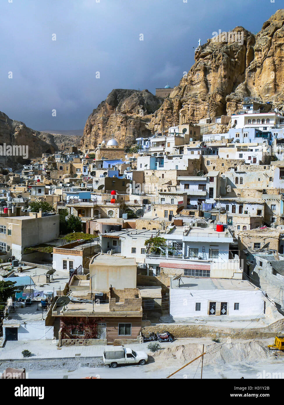 Old town of Maalula, Syria 2008 Stock Photo - Alamy