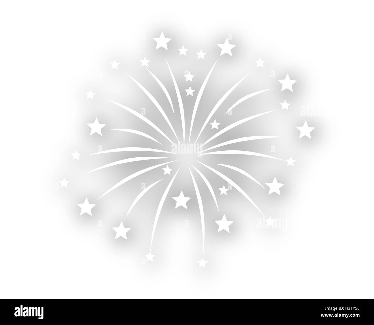 Ceremony fireworks on white background Stock Photo - Alamy