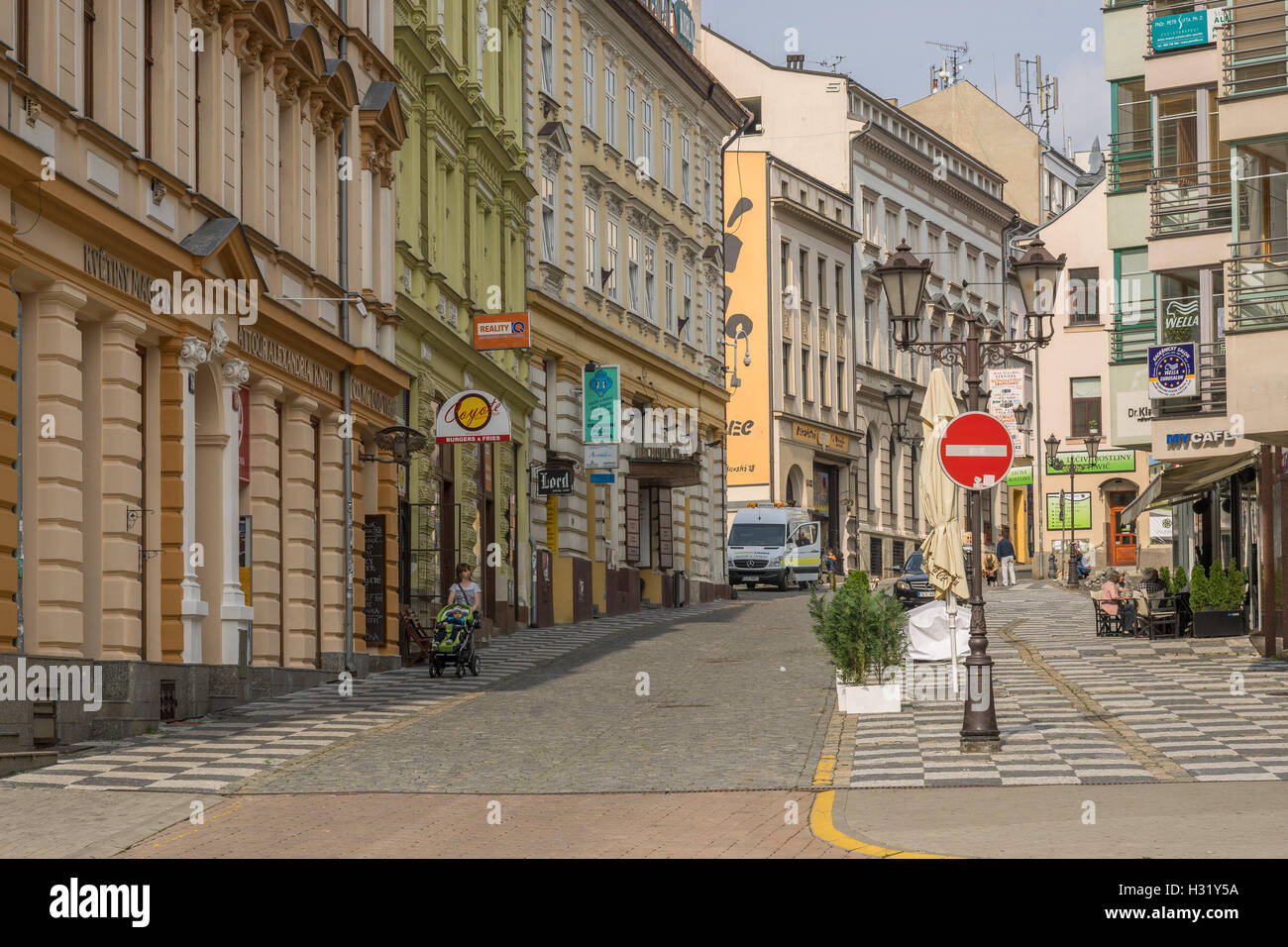 Liberec Old Market town Reichenberg Czech Republic Stock Photo - Alamy