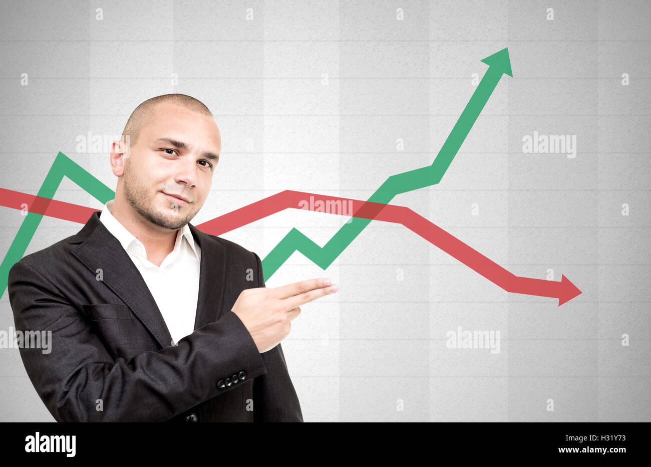 Handsome caucasian man isolated on a graphical background Stock Photo ...