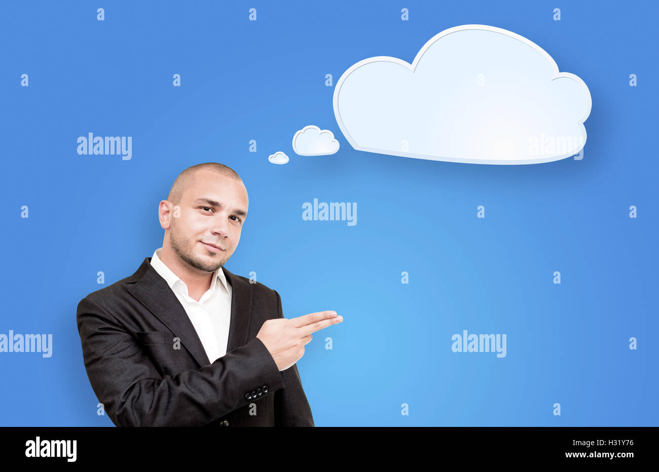Handsome caucasian man isolated on a graphical background Stock Photo ...