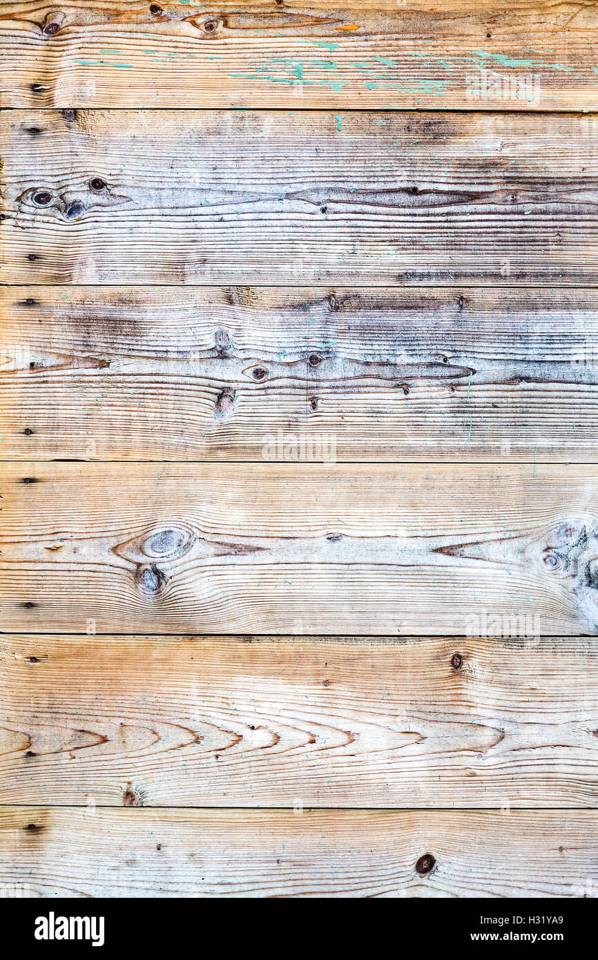 old grungy wooden planks with chipped paint, natural textured ...