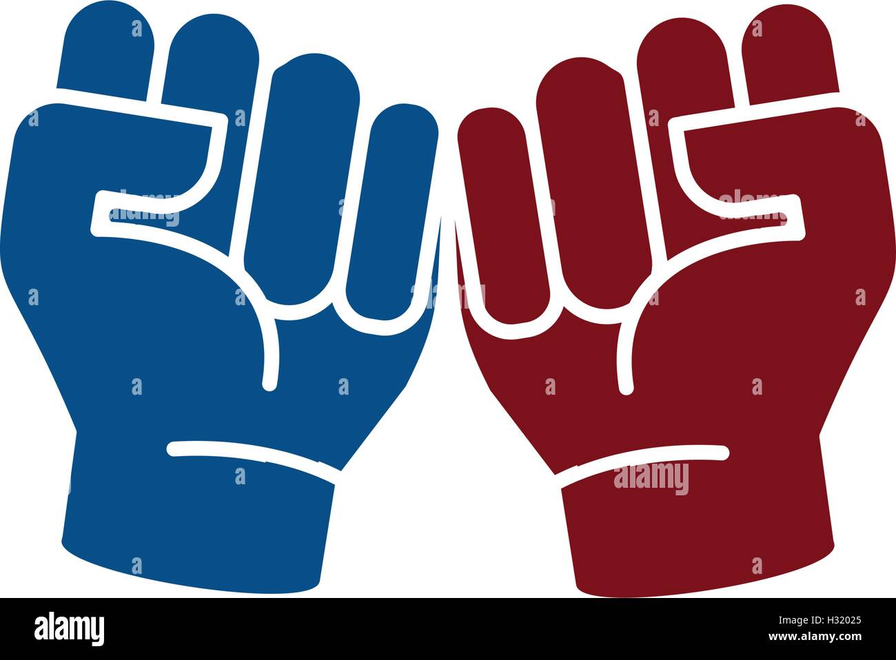 Aggressive body language Stock Vector Images - Alamy