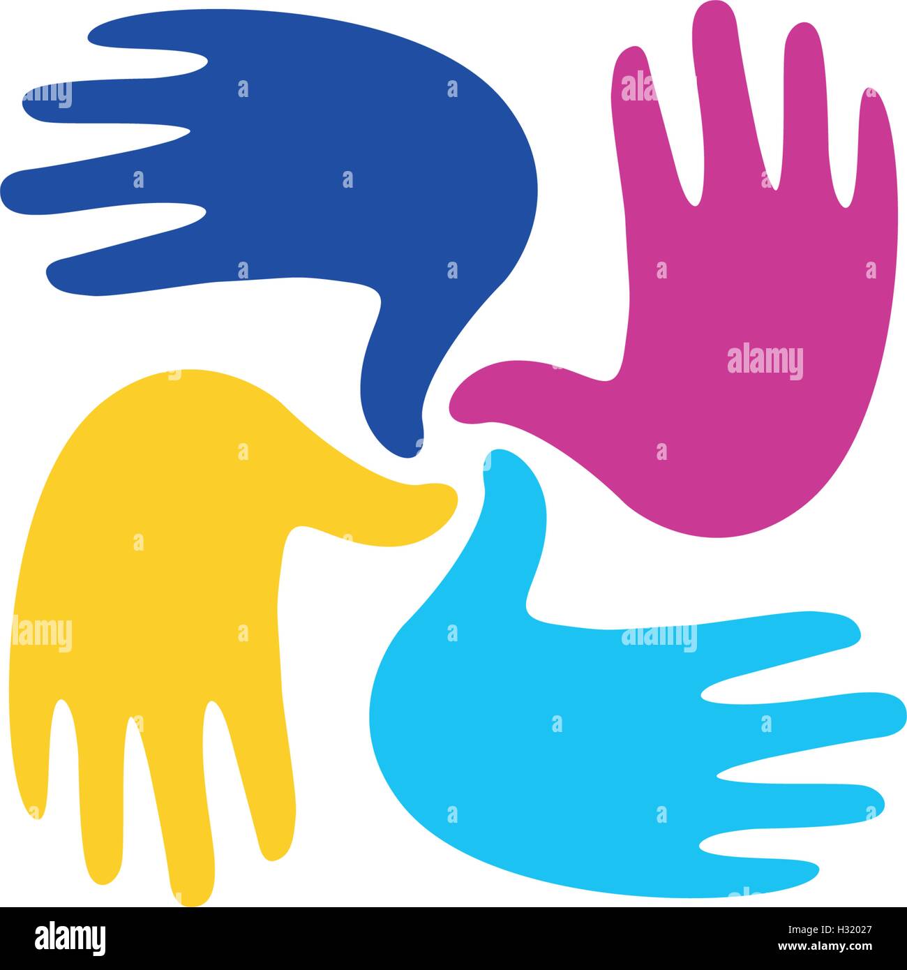 Happy children draw in Cut Out Stock Images & Pictures - Alamy