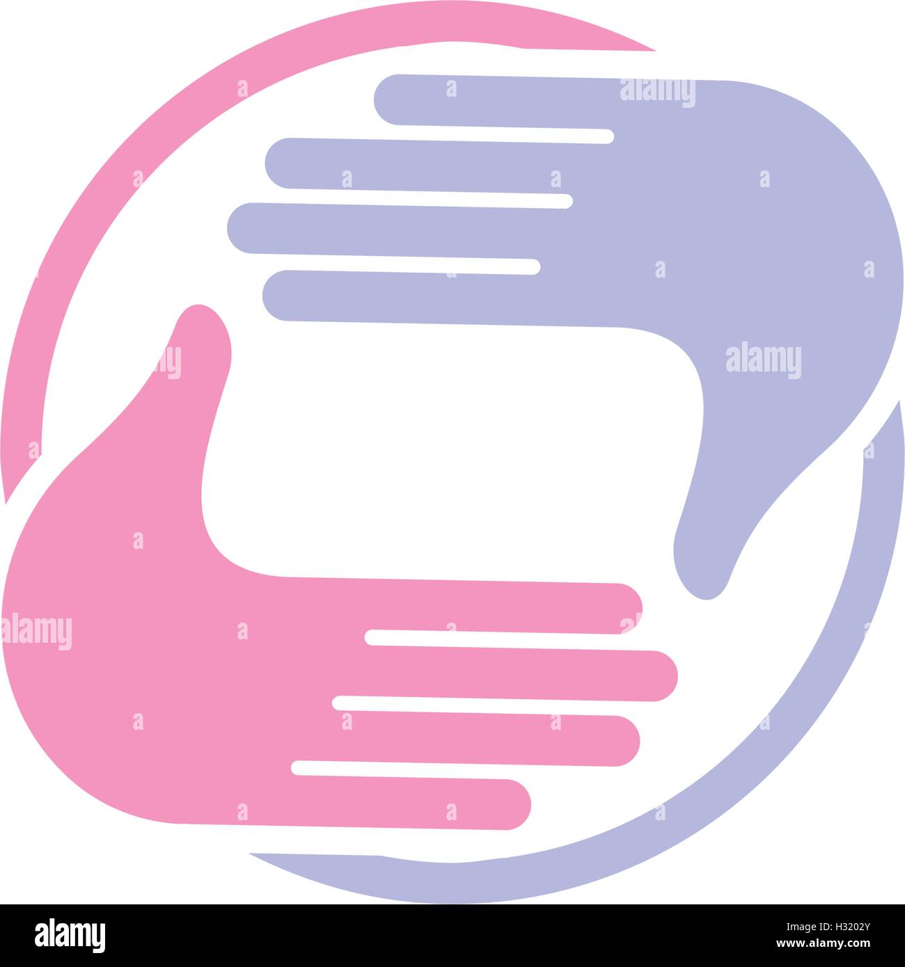 Hands frame view Stock Vector Images - Alamy